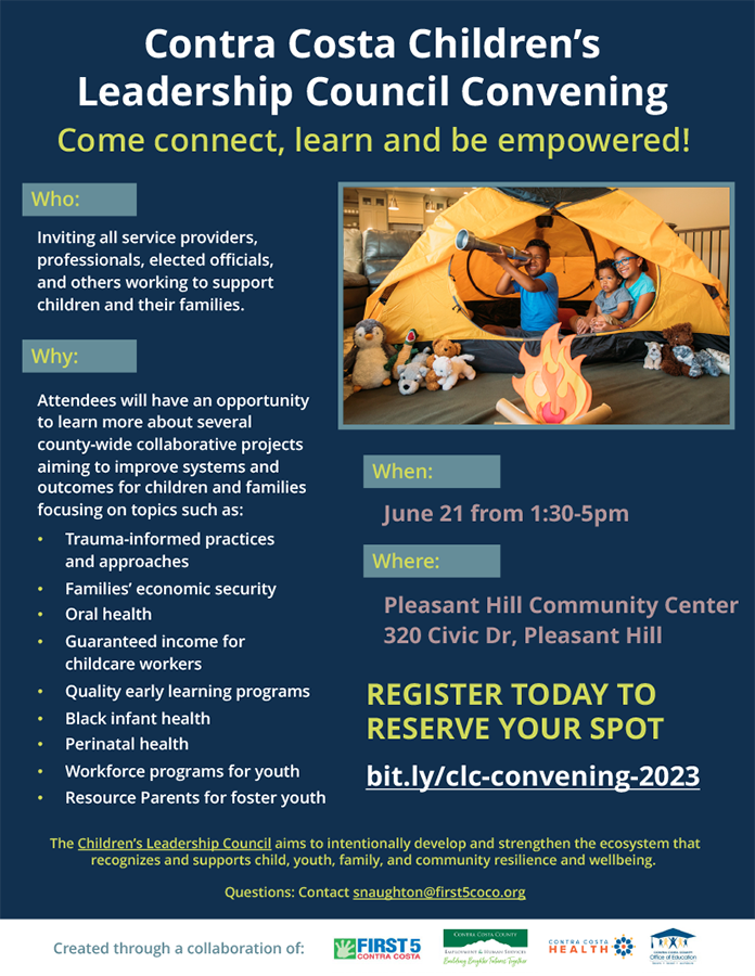 Contra Costa Children’s Leadership Council | First 5 Contra Costa